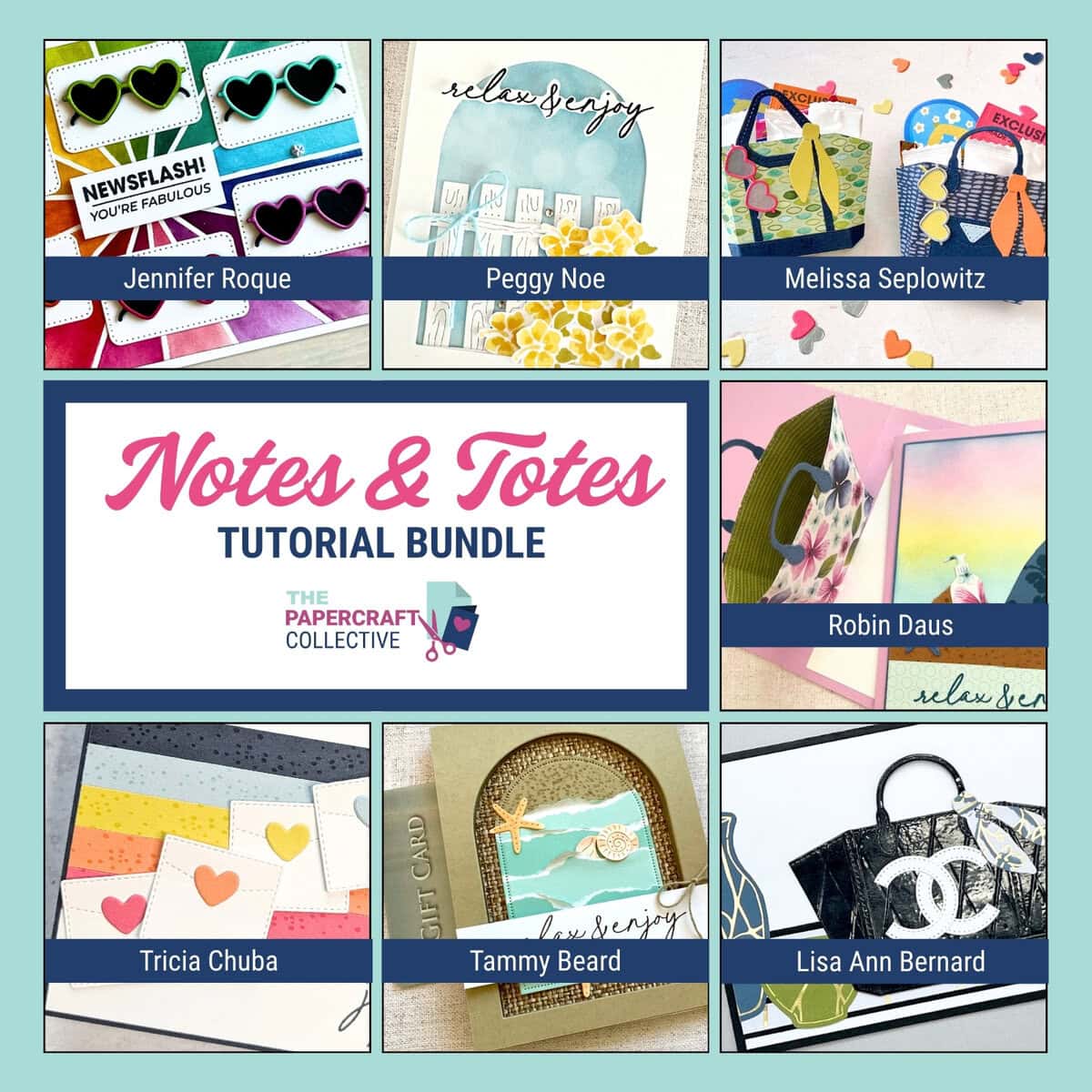 Notes & Totes Papercraft Collective Tutorial Bundle - Stampin' Savvy